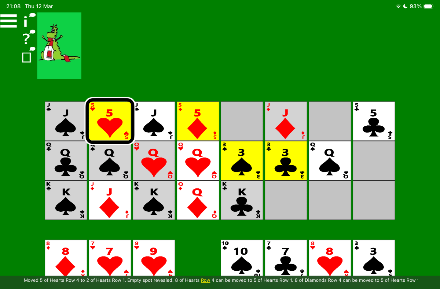 Accessible Royal Parade Solitaire – Accessible Solitaire
