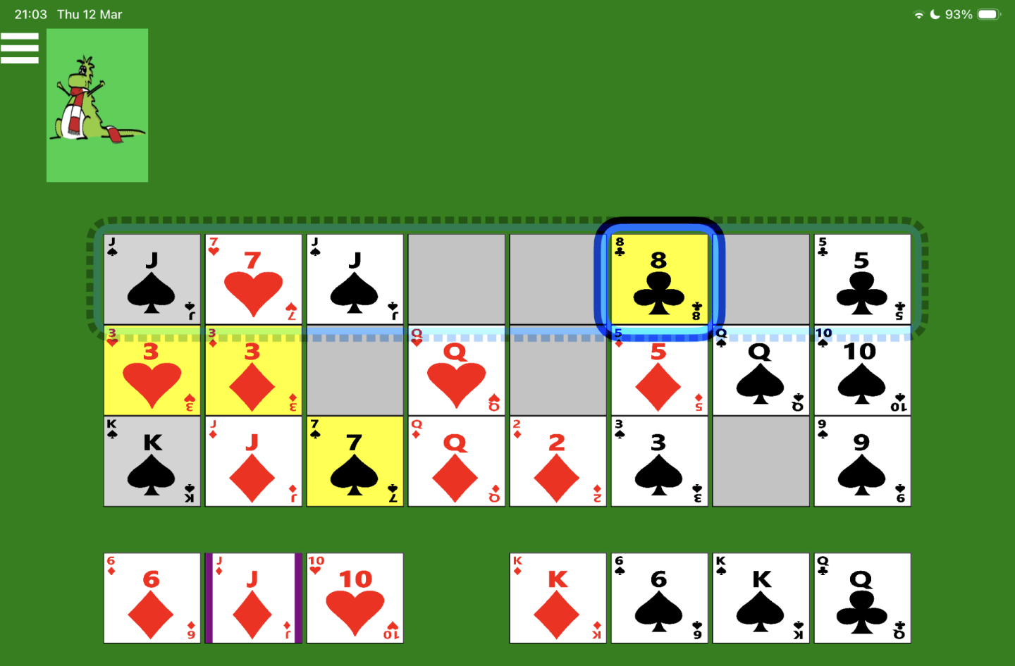 Accessible Royal Parade Solitaire – Accessible Solitaire
